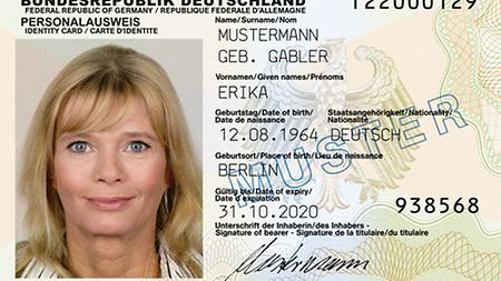 Instrucciones para la emisión de un documento de identidad alemán ...